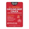 80% Lean / 20% Fat Ground Beef Chuck, 1 lb Tray, Fresh, All Natural ...