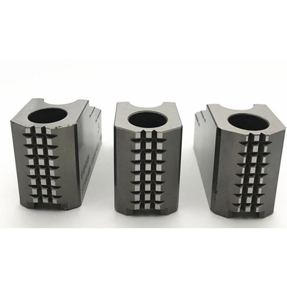 INTBUYING 3PCS 12" Lathe Chuck Hard Jaws Set Hardened Steel Jaws Three ...