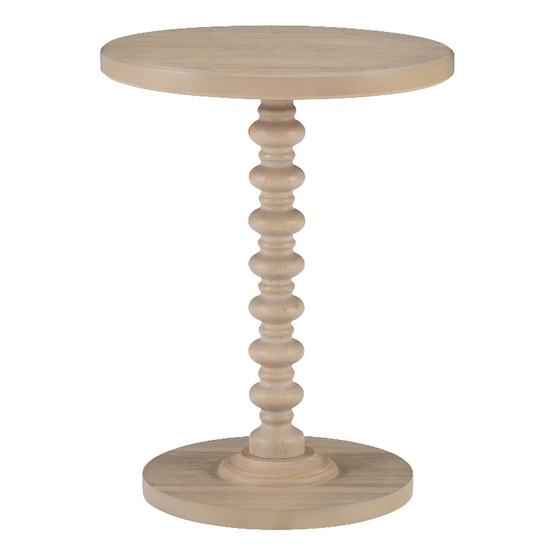 Linon Tara Wood Spindle Side Table in Natural - Walmart.com