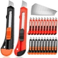 TRAHOO-20 Pack Utility Knife, Box Cutter Retractable, Box Knife for ...