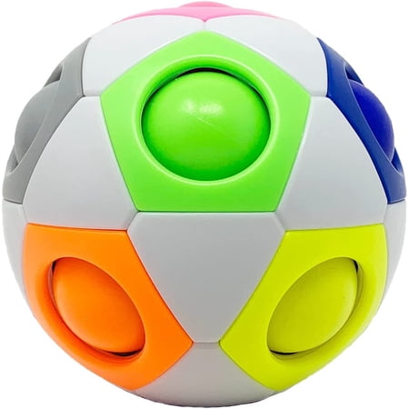 IGUOHAO Magic Rainbow Ball Fidget Cube Pack Sensory Puzzle Ball Fidget ...