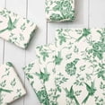 60 Sheets Sage Green Floral Tissue Paper Chinoiserie Bird Flower Gift ...