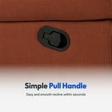 FLEXISPOT Swivel Recliner Chair, Oversize Glider Rocker Sofa with ...