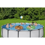 "Bestway Steel Pro MAX 18'x48"" Round Above Ground Pool Set" - Walmart.com
