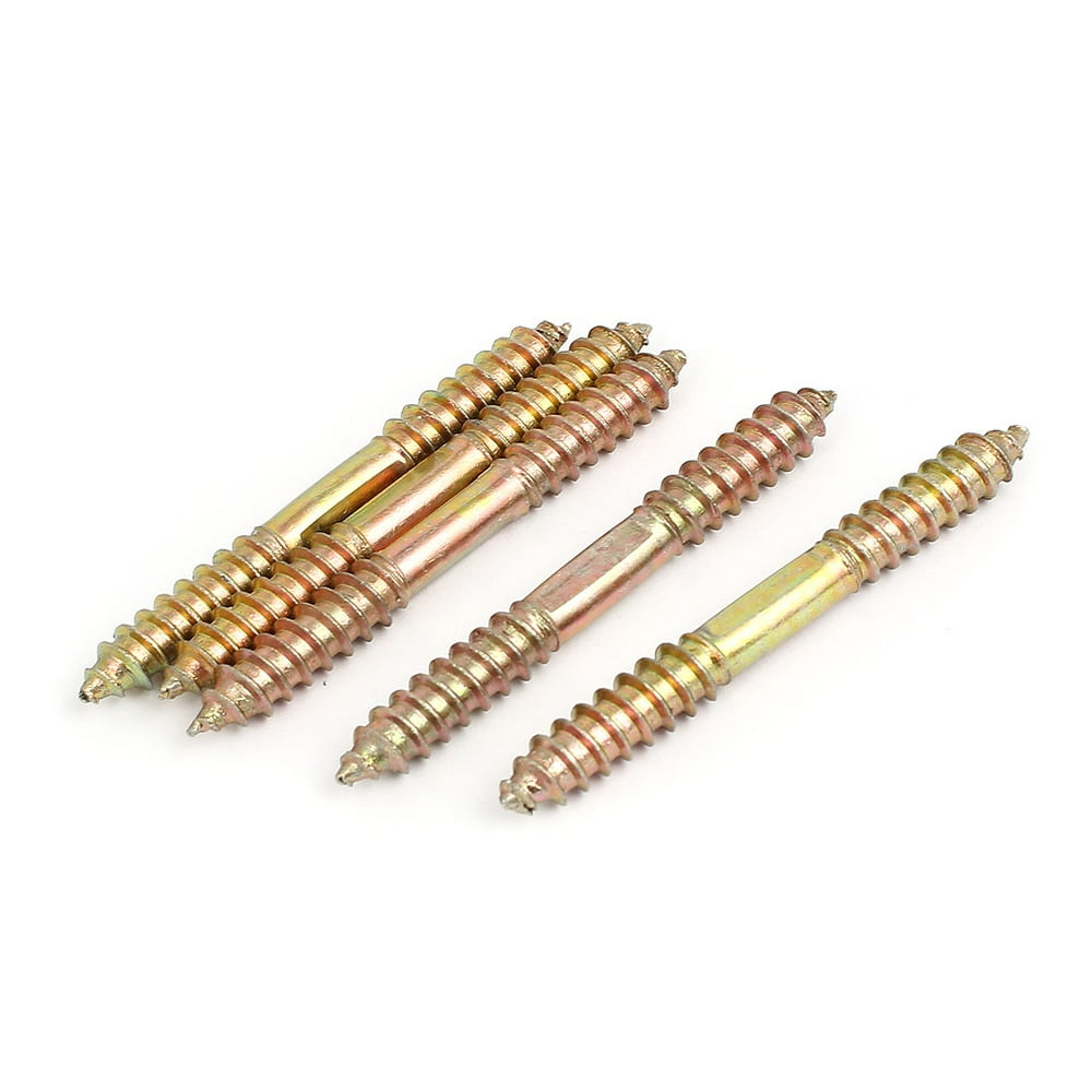 Uxcell M8 x 73mm Double Ended Thread Wood to Wood Furniture Fixing ...