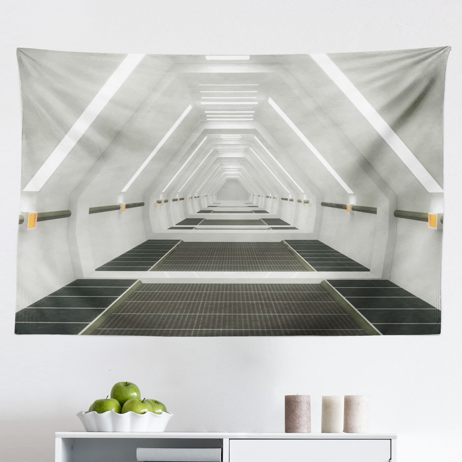 Outer Space Tapestry, Robotic Space Mission Vehicle Solar System ...