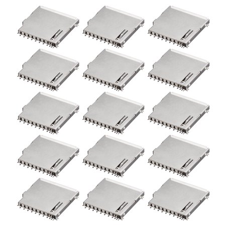 SD Memory Card Socket Long Body 11 Pin PCB Mount Connector 15pcs ...