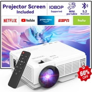 Crosstour WiFi Mini Projector P770, HD 720P, 200'' Screen for Outdoor ...