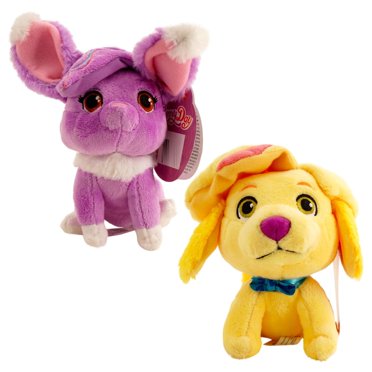 Sunny Day Violet Plush Bunny with Multi-Colored Hair Streaks - Walmart.com