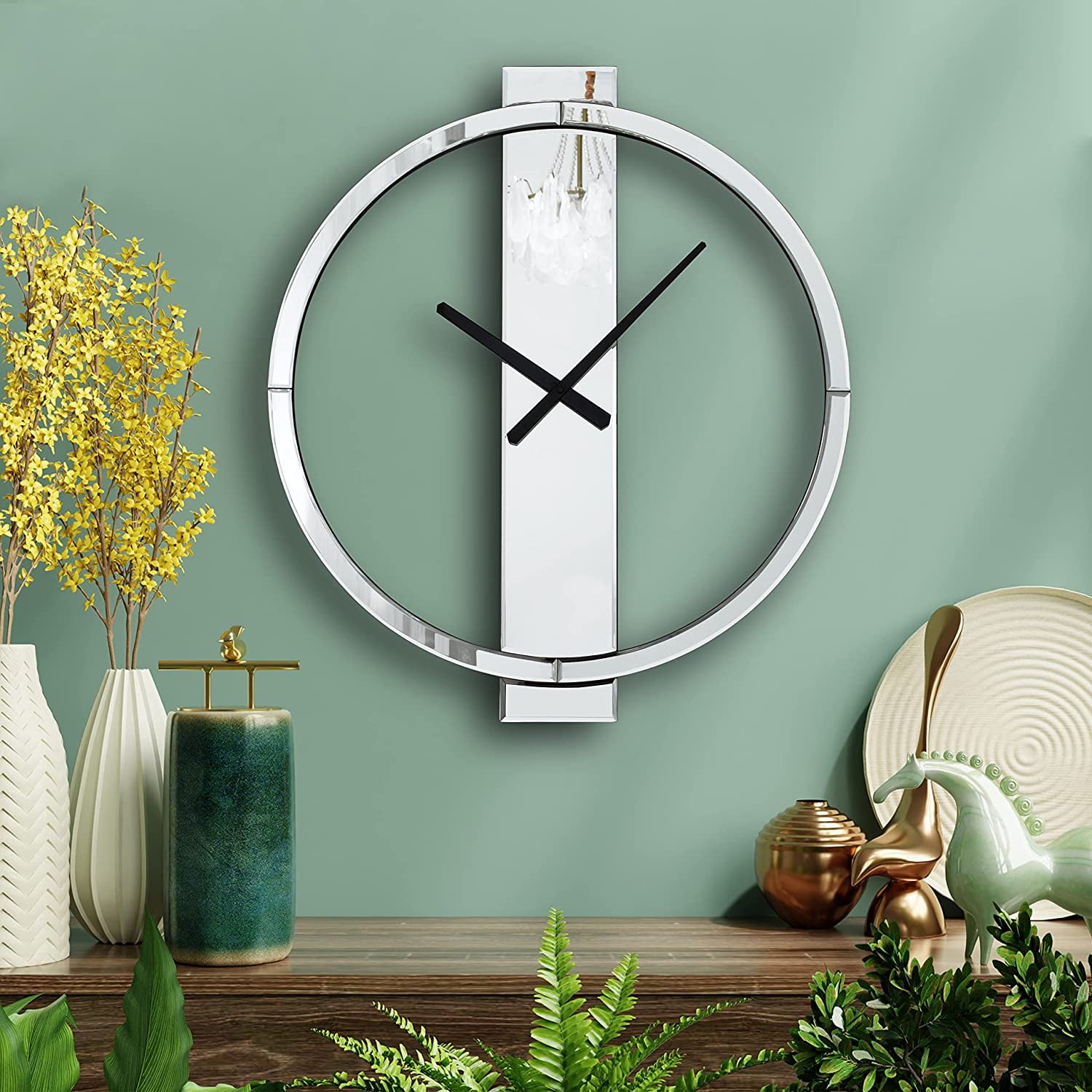 23" Wall Clock Decorative Large Clock for Living Room Decor Modern ...
