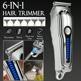 Portable Professional Trimmer Sets, 6-in-1 Hair Trimmer, Electric Hair ...
