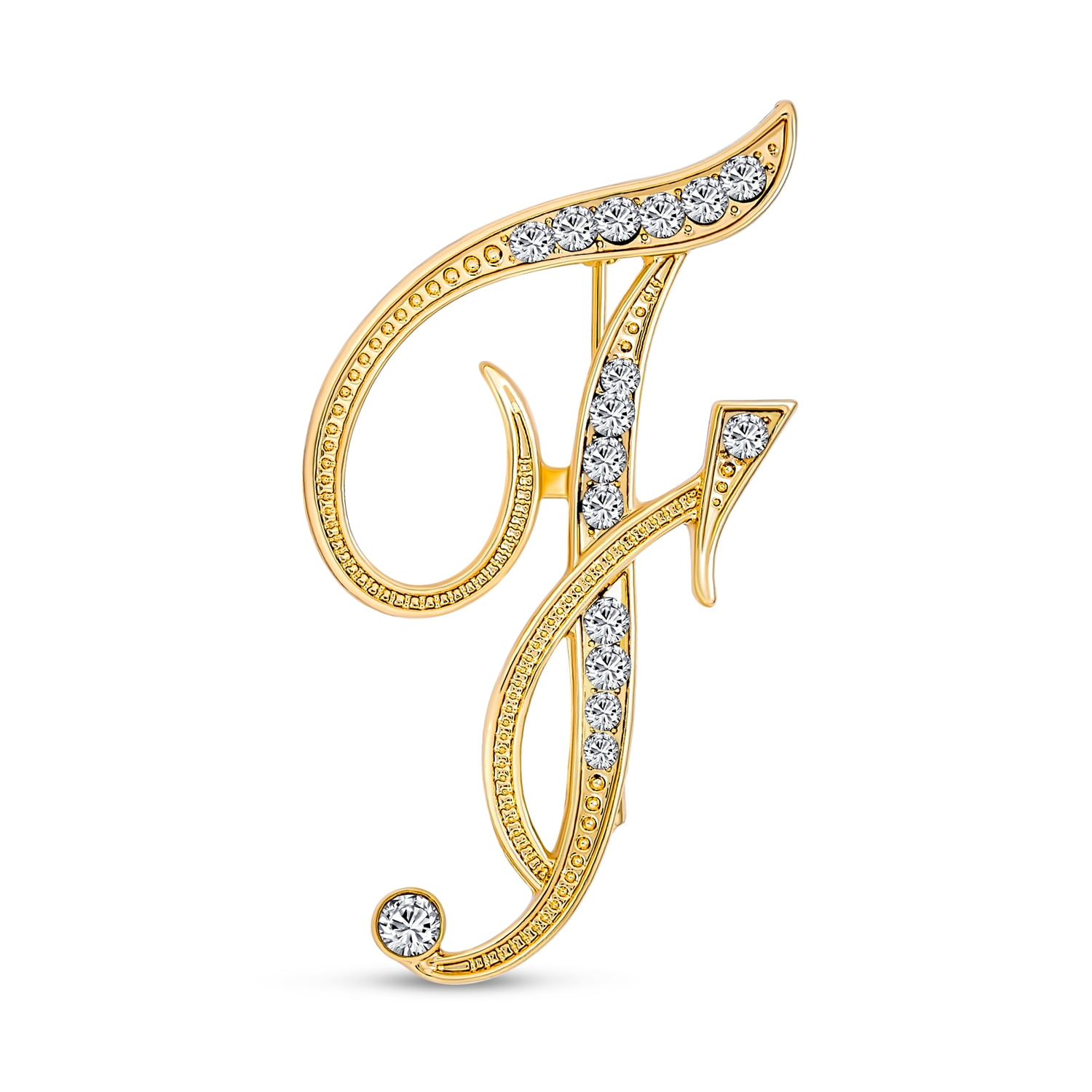 F Letter In Gold