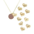 Delight Jewelry Acrylic Medium Disc Rose Gold-tone - Large Goldtone ...
