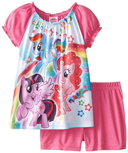 My Little Pony Big Girls' Rainbow Dash and Friends 2-Piece Pajama Set ...