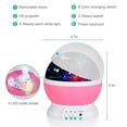 Coolmade Kids Night Light, Moon Star Night Light Rotating Star ...