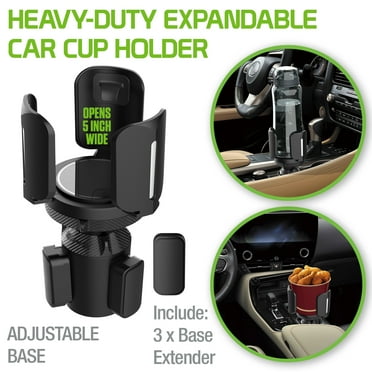 2 in 1 Multifunctional Car Cup Holder Expander with Adjustable Base ...