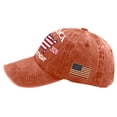 America 250Th Anniversary Hat, Washed Cotton, Vintage Styling, Map Flag ...
