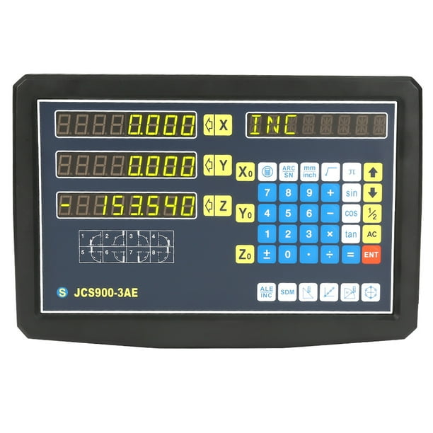 Lectura digital, JCS900-3AE 100 mm/300 mm/500 mm Lectura digital Escala lineal Codificador ...