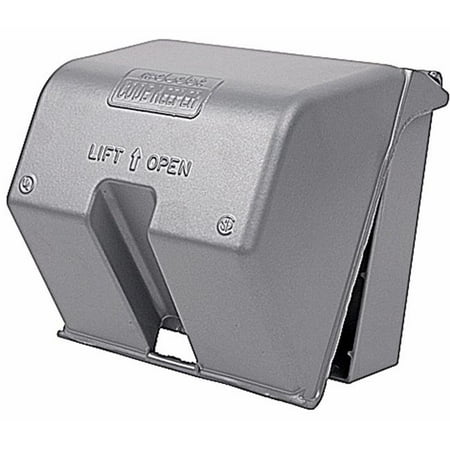 Red Dot 3817350 Code Keeper Rectangle Aluminum 2 Gang Box Cover for ...