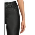 Time and Tru Women's High Rise Straight Faux Leather Pants - Walmart.com