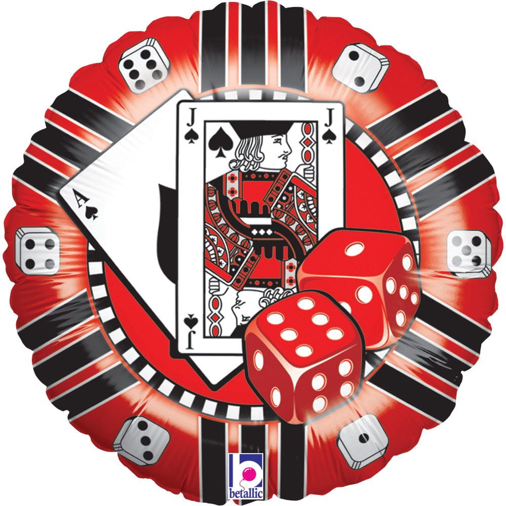 Casino Chip Balloon - Walmart.com