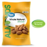 Great Value Whole Natural Almonds, 14 oz - Walmart.com
