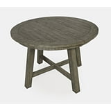 Jofran Telluride Contemporary Rustic Farmhouse Round to Oval Counter ...
