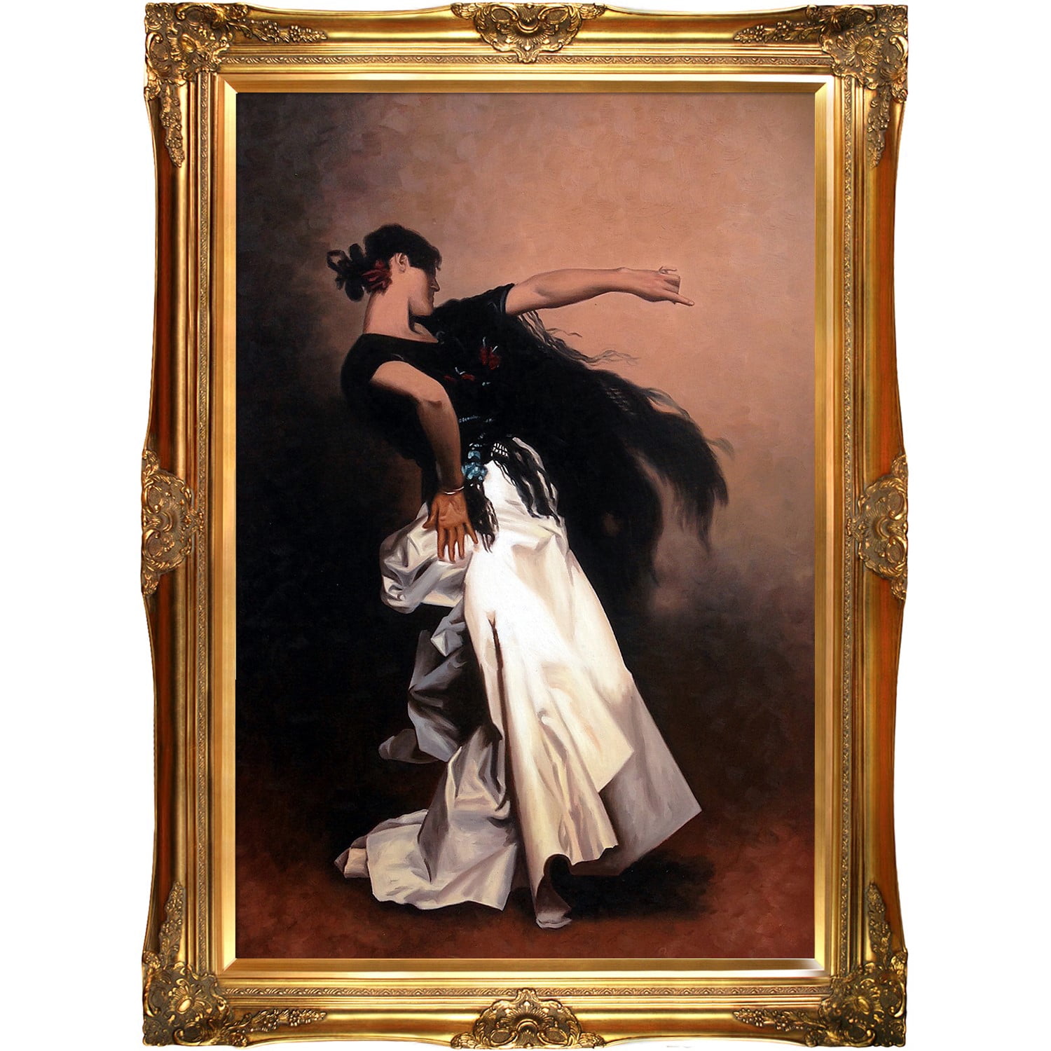 Study for Spanish Dancer, 1879-1882 with Victorian Gold Frame 24"X36 ...