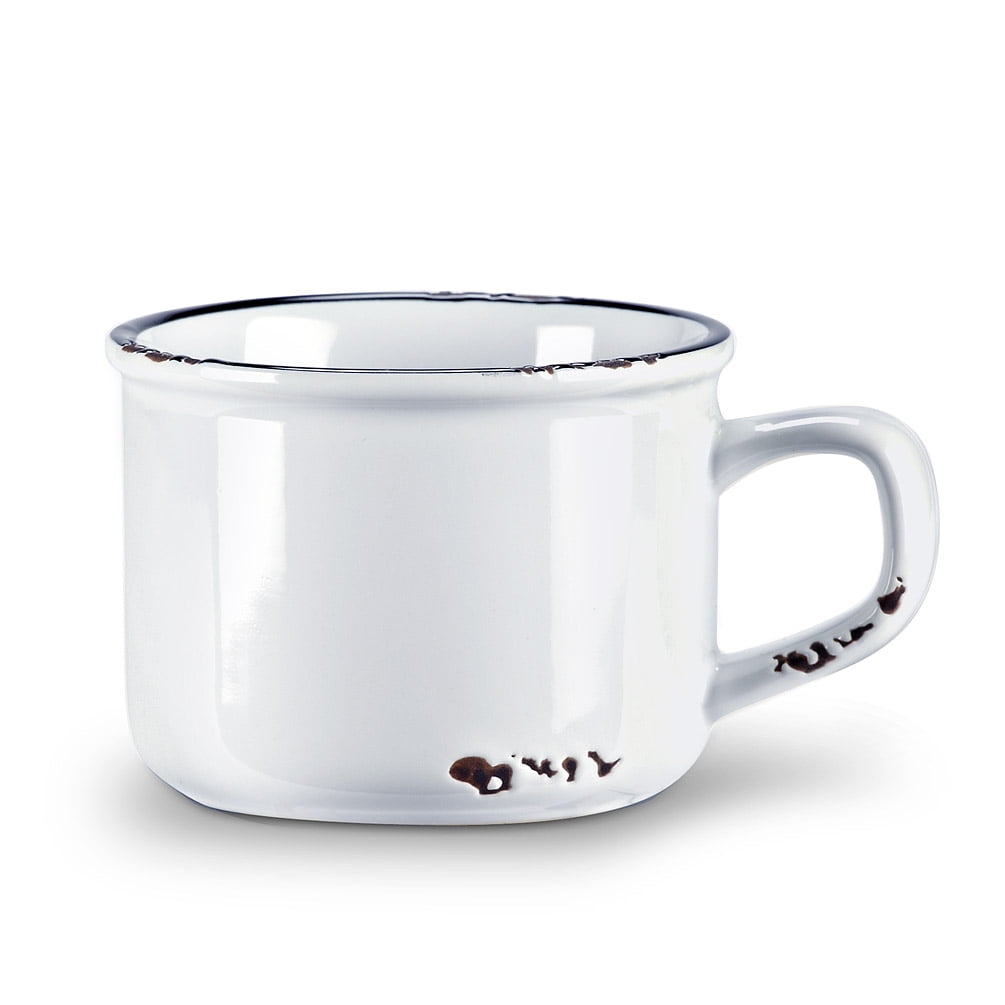 Set of 12 Enamel Look Cappuccino Mug - Walmart.com