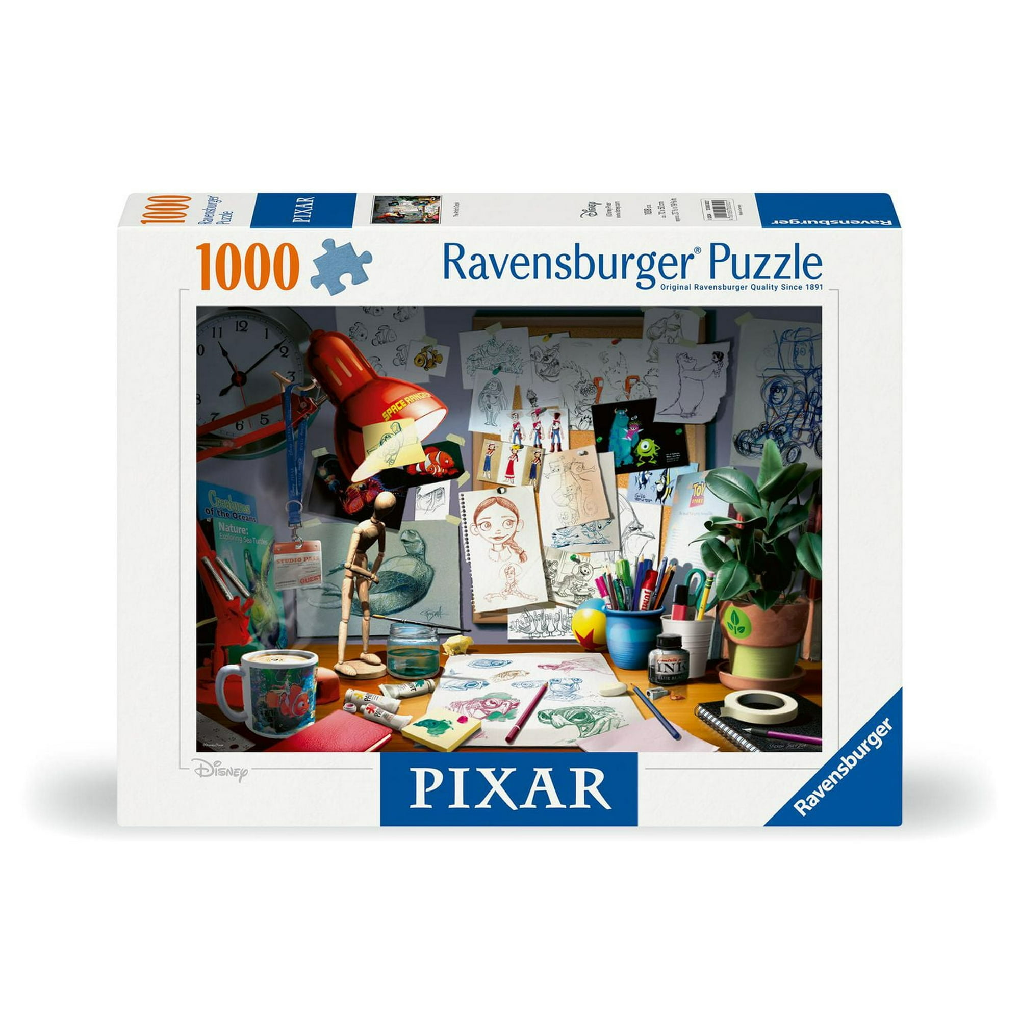 Click here for Ravensburger Disney Pixar: The Artists Desk Jigsaw... prices