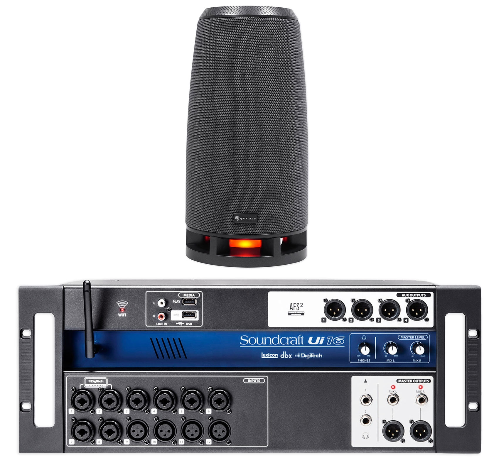 Soundcraft Ui16 16 Input Digital Wifi Mixer+App Control+Recording Ui 16 ...