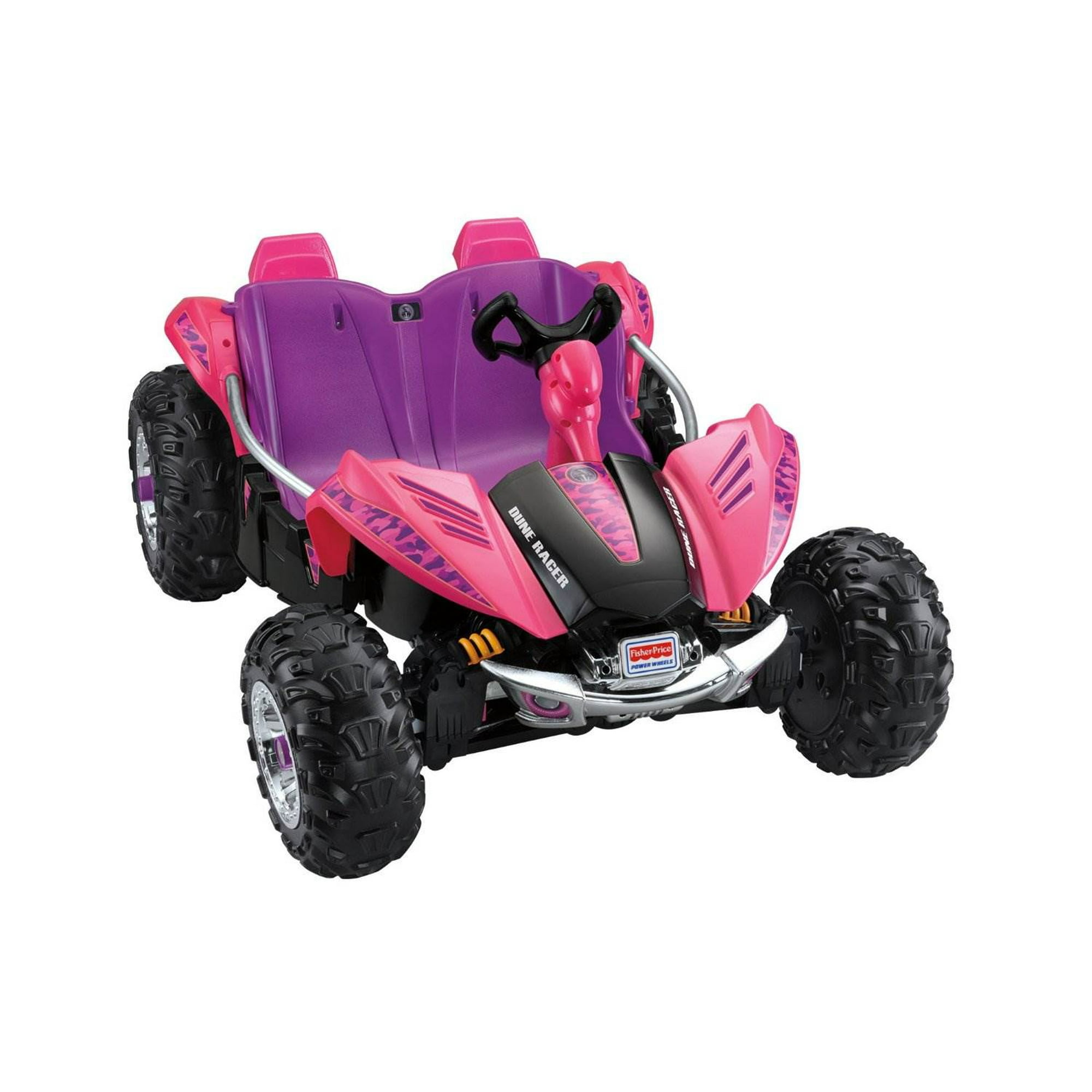 Fisher Price Girls Power Wheel Dune Racer 12V ATV Electric Ride On BCK89 Walmart