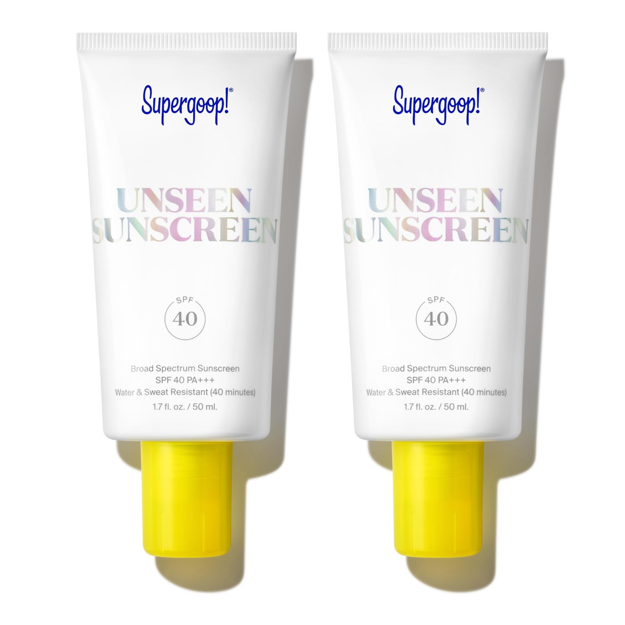 Protector solar Supergoop! Unseen SPF 40, 50 ml, paquete de 2 | Walmart ...