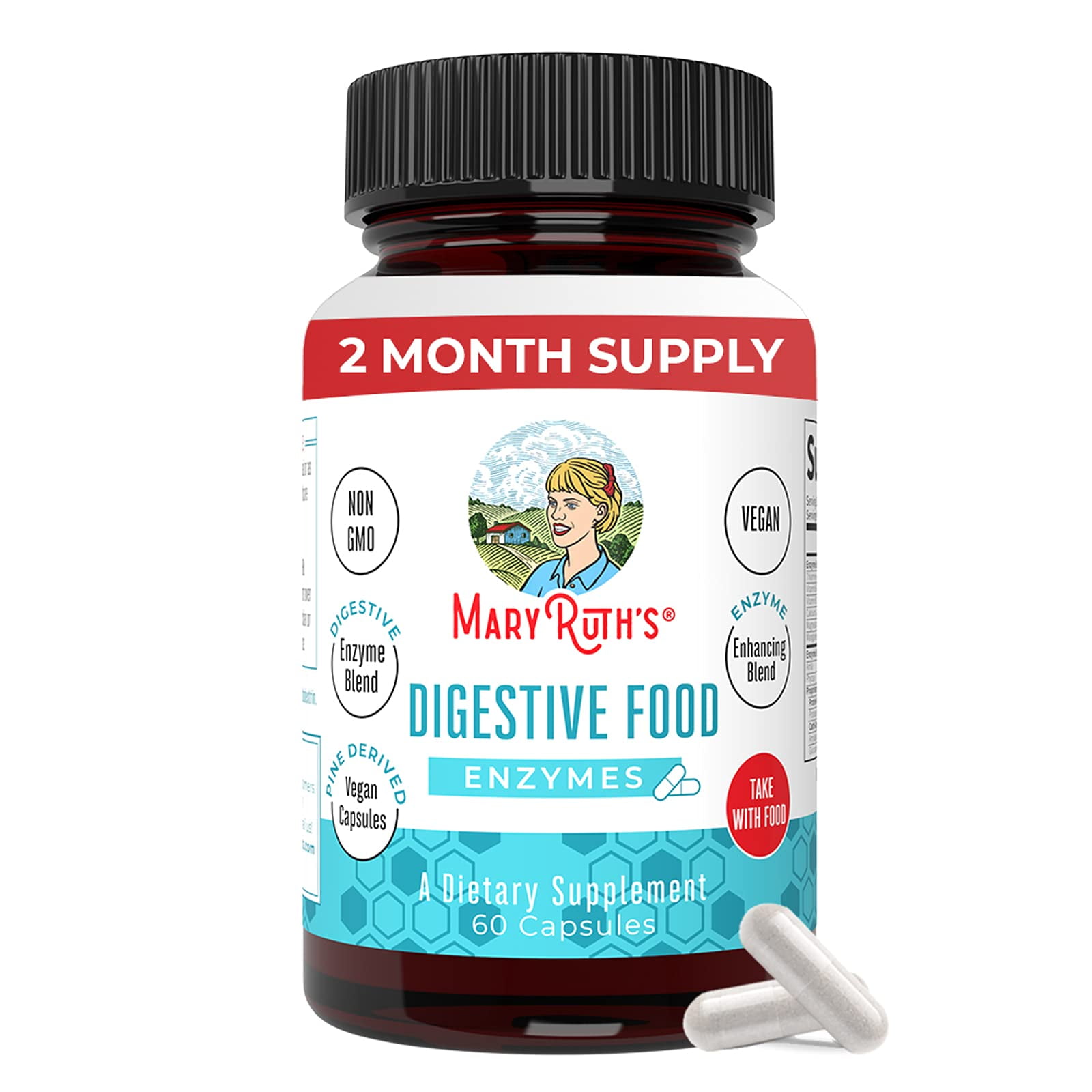 Digestive Enzymes | Vegan Digestive Health Aid and Gut Health Enzyme ...