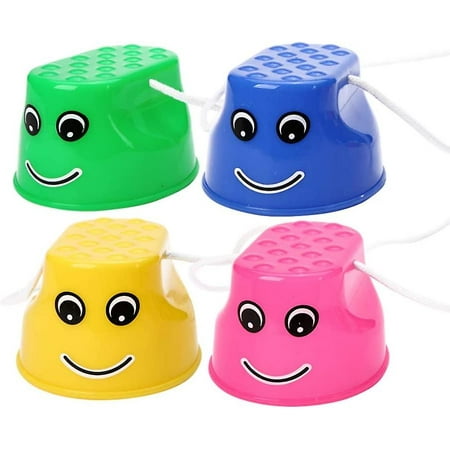 JOYWEI Bucket Stilts Kids Stepper Toy Walking Stilts Balance Training ...