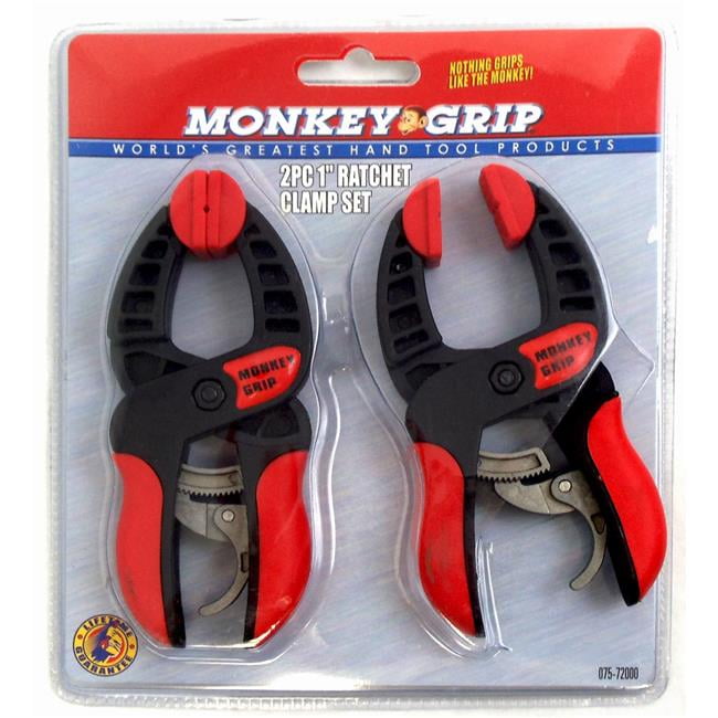 Barjan 7572000 1 in. Ratchet Clamp Set with Monkey Grip - Walmart.com