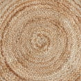 HOMEMONDE Natural Fiber Jute Round Rugs - 5 FT Braided Circle Area Rug ...
