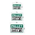 Classic Framed Plus Pallet Storage Area Wall or Door Sign | Workplace ...
