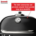 Weber Summit Kamado E6 Charcoal Grill w/Built In Stainless Steel Lid ...