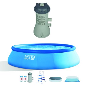 Intex 24' x 12' x 52 Ultra Frame Rectangular Above Ground Swimming Pool ...