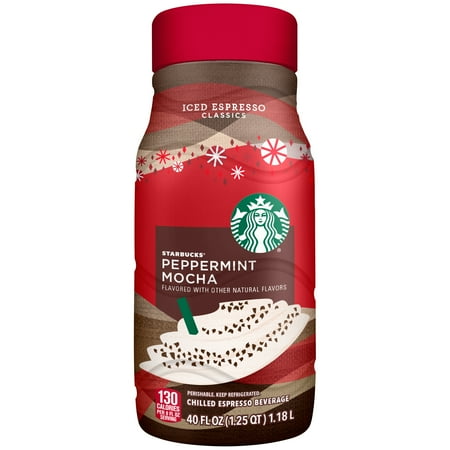 Starbucks® Iced Espresso Classics Peppermint Mocha Chilled Espresso Beverage 40 fl. oz. Bottle ...