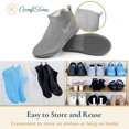 ComfiTime Waterproof Shoe Covers - Shoe Covers for Rain, Non-Slip TPE ...