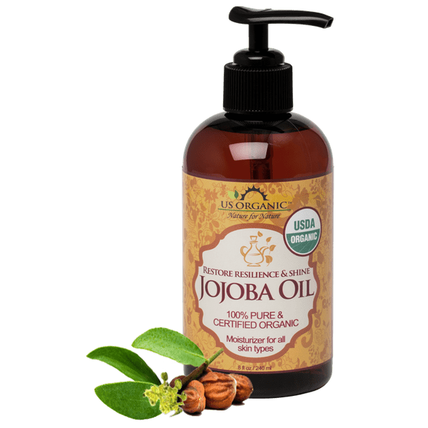 Us Organic 100 Pure Certified Usda Organic Jojoba Oil 8 Oz Walmart