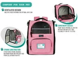 PetAmi Deluxe Pet Carrier Backpack, Pink - Walmart.com