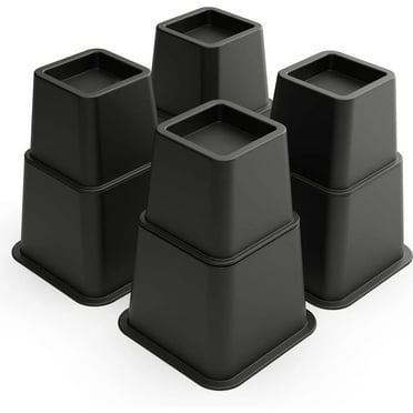 "Slipstick Sturdy Heavy-Duty 2"" Lift Furniture Risers, Adds 2 inches ...