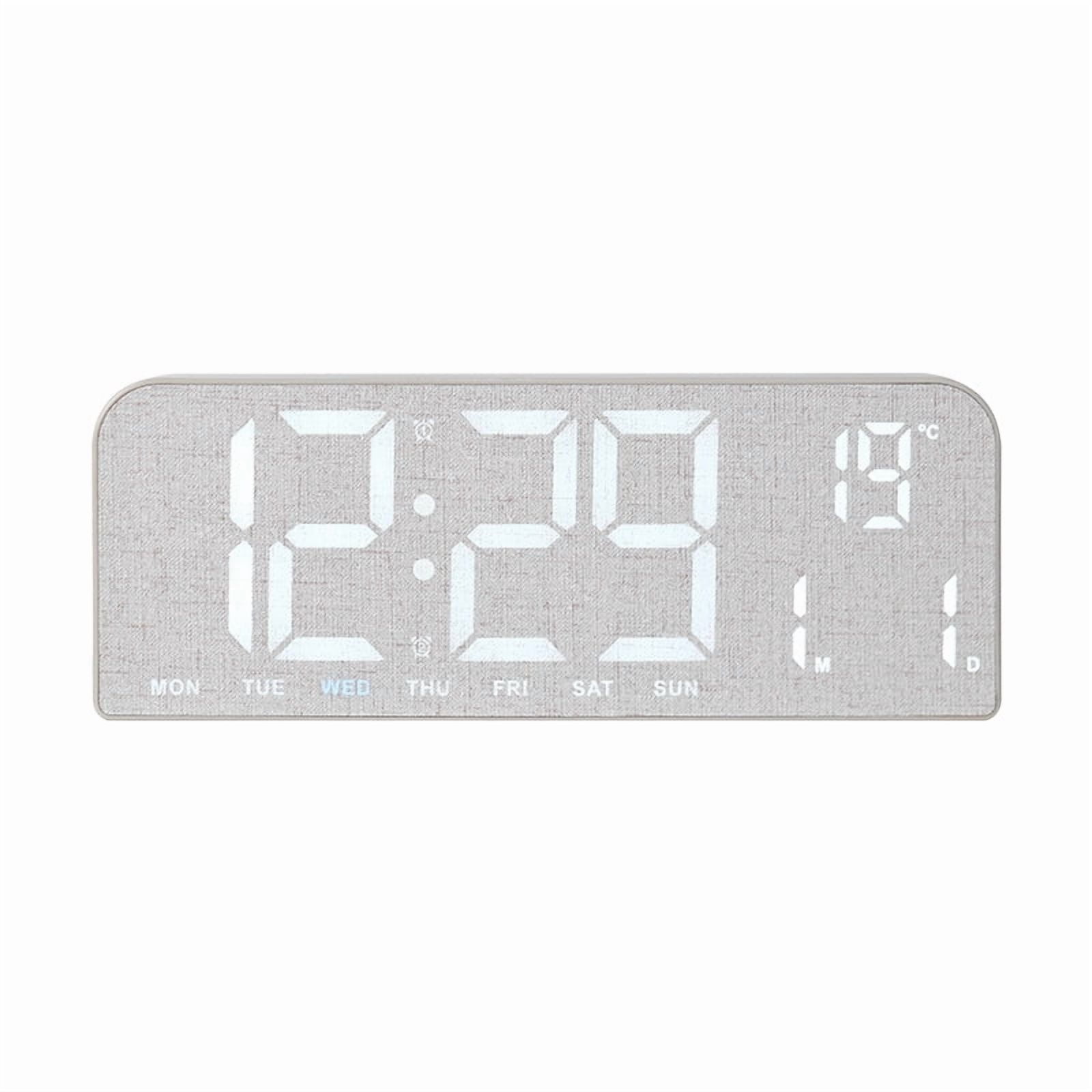 Click here for Yanzhe Large Screen Alarm Clock With Simple Wood G... prices