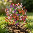 Z52LingLing Decoration Artificial Floral Garden Bouquet with Built-in ...