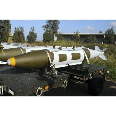 GBU-31 JDAM smart bomb of the Royal Danish Air Force ready to be loaded ...