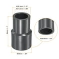 Uxcell 3/4"x1/2" UPVC Reducer Pipe Fitting SCH80 Straight Coupling ...