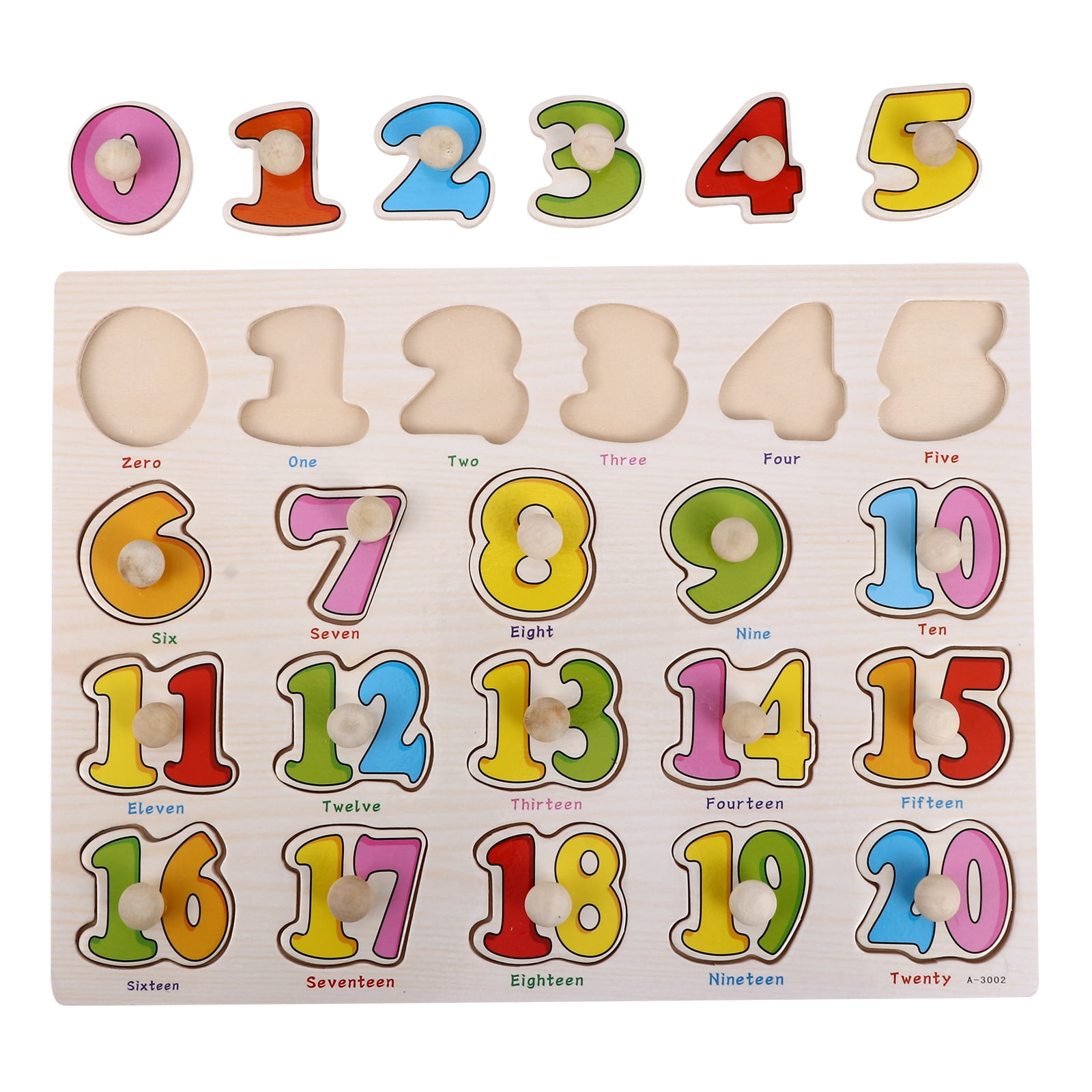 Click here for Alvinma 1 Set Wooden Jigsaw Toy Numbers Jigsaw Puz... prices
